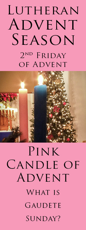 Saturday, Second Week Advent: Pink Candle of Advent - 3 Quarters Today